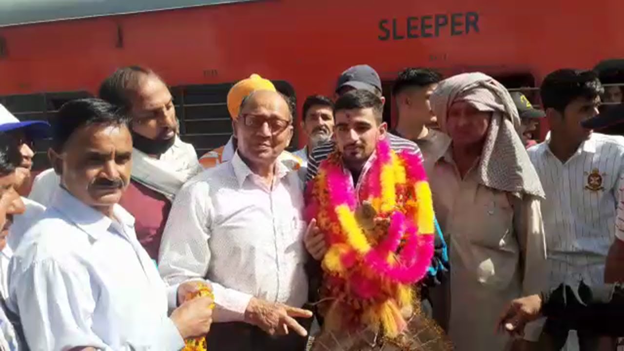 Kathua's Ritik Given Rousing Reception On His Return After Winning Gold ...