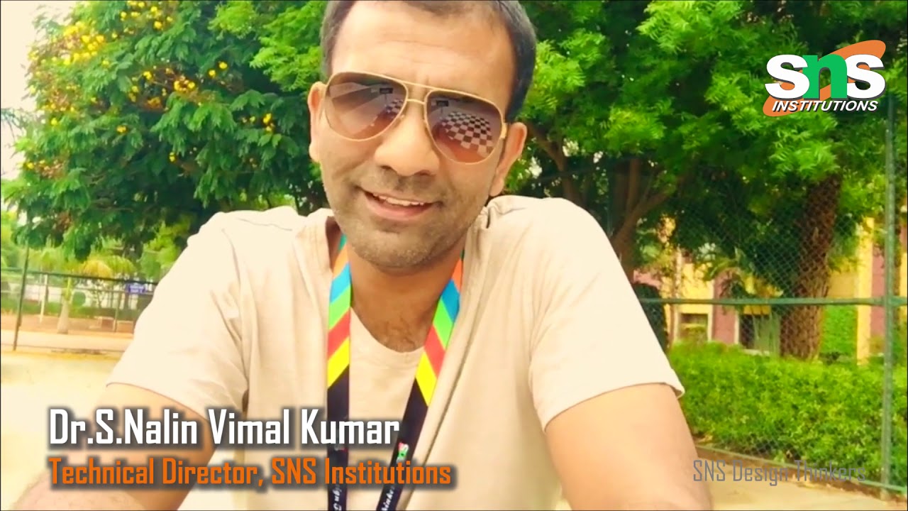 Dr. Nalin Vimal Kumar, Technical Director | Doctor's Day 2020 | SNS Institutions - YouTube