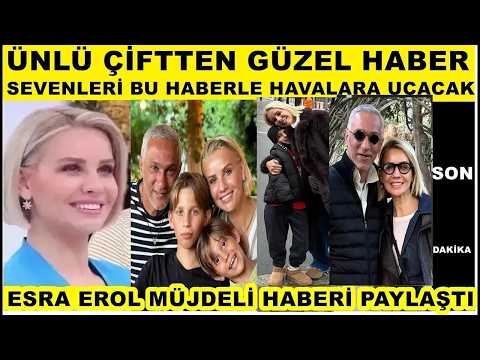Surprise development from the couple Esra Erol and Ali Özbir! They shared the good news Caner Toy...
