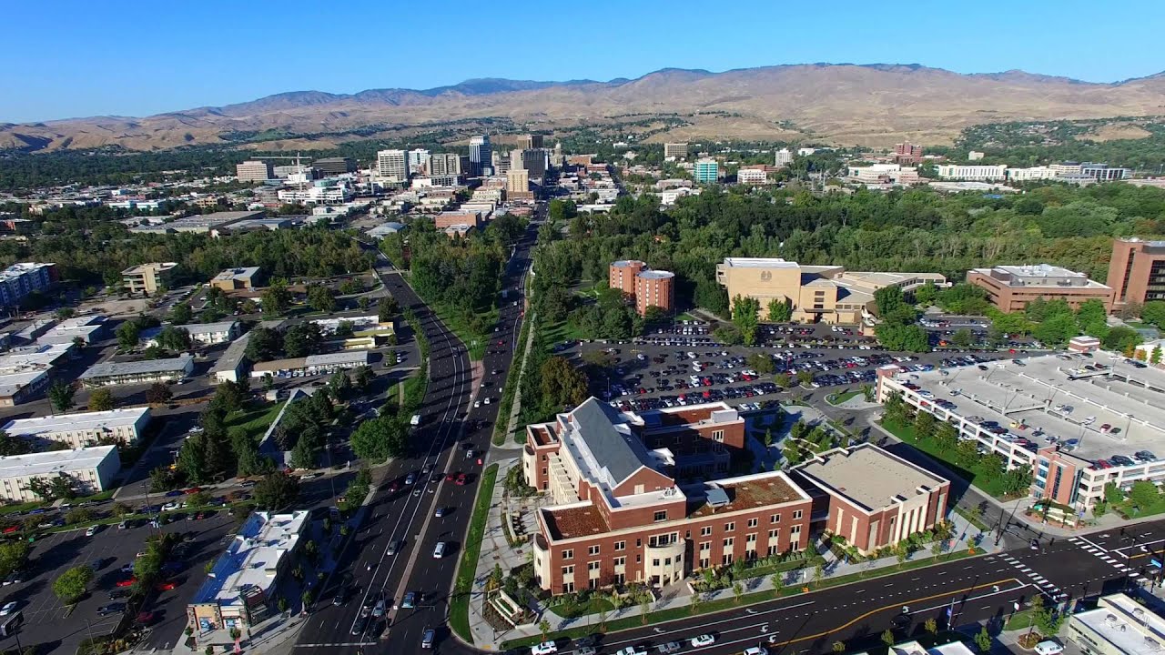 BOISE CITY 2015 4K VIDEO PHANTOM 3 PRO - YouTube