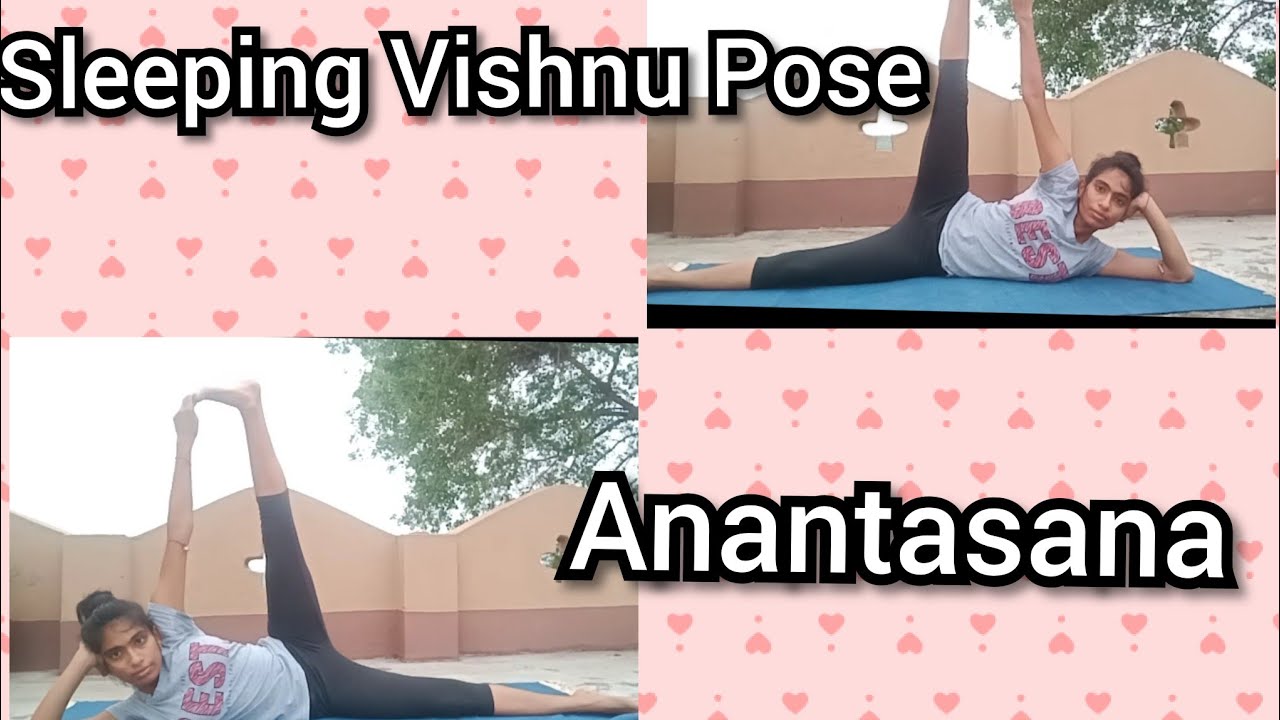 How to do Anantasana and sleeping Vishnu Pose - YouTube