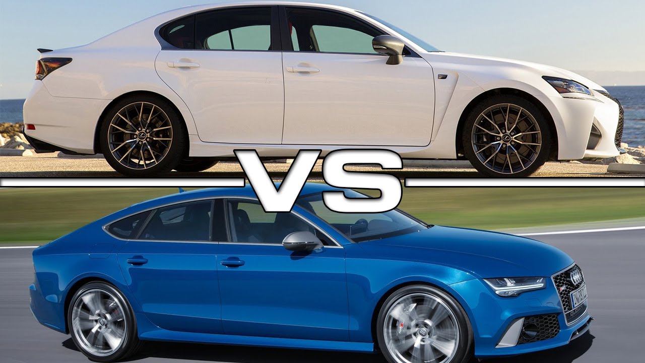 Lexus GS F vs Audi RS7 - YouTube