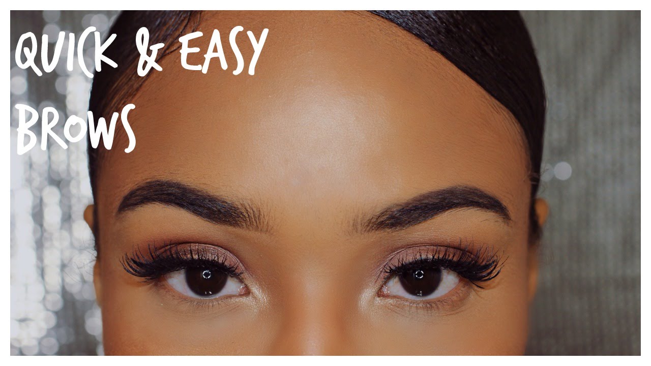 Quick & Easy Brows - YouTube