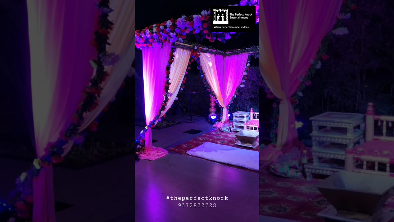 Our grand and memorable stage creation for the beautiful couple. - YouTube