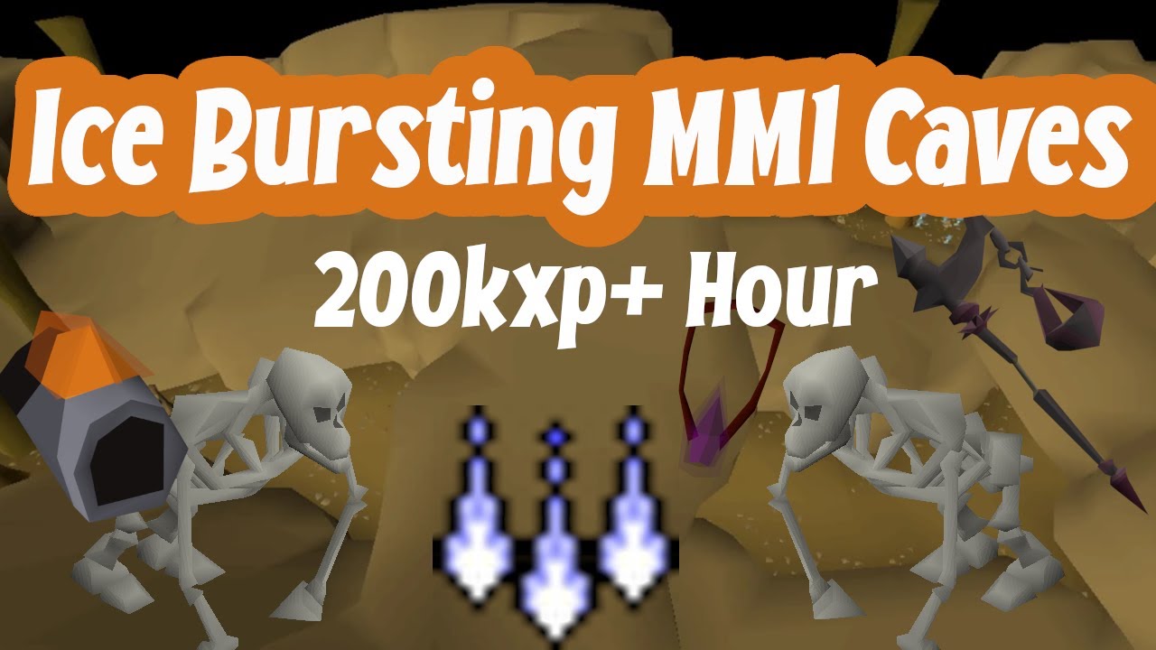 OSRS | Ice Bursting | Apetoll MM1 Caves | 200kxp+ An Hour | Afk - YouTube