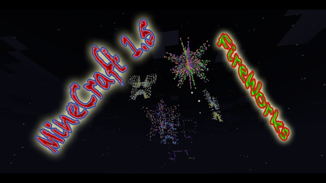 MineCraft Snapshot 12w49a Creeper Fireworks, Star FireWorks, Big ...