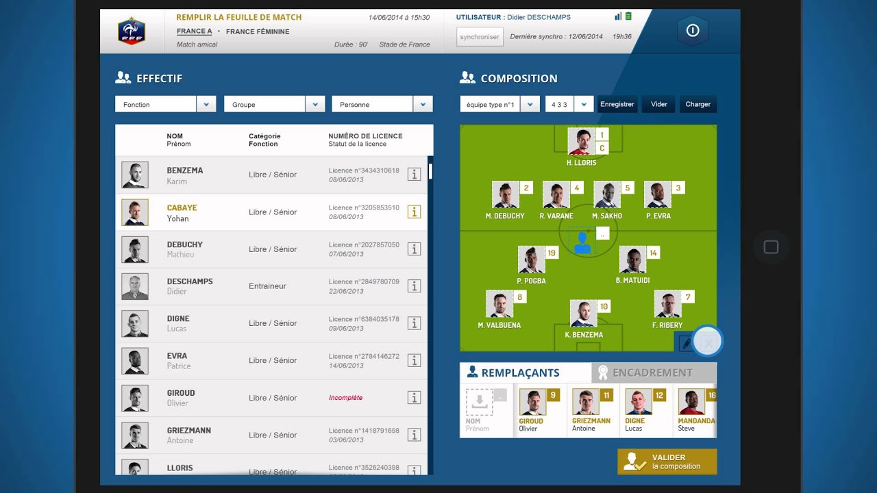 LFBN - Démonstration Feuille de Match Informatisée - YouTube