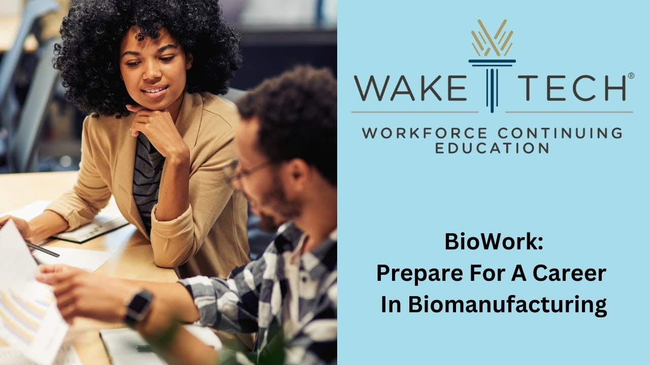 BioWork: Prepare for a Career In Biomanufacturing - YouTube