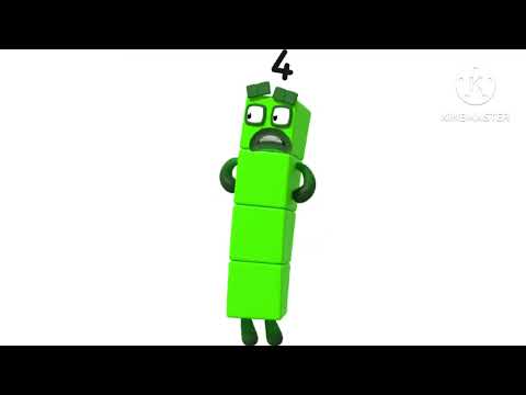 Numberblocks Four Screaming 😱 - YouTube