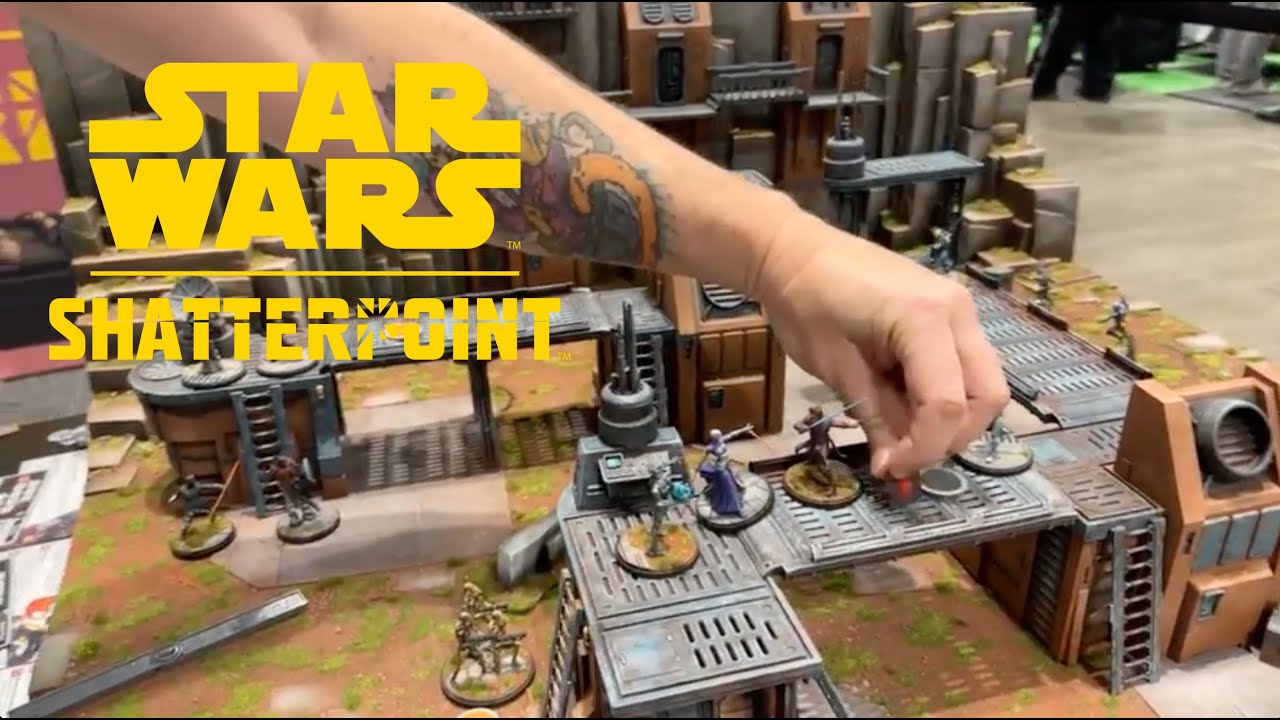 STAR WARS: Shatterpoint Demo with Will Shick on the show floor of ...