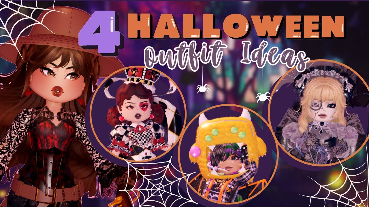 4 AMAZING HALLOWEEN OUTFIT IDEAS FOR ROYALLOWEEN 2024 🎃👻 // Royale High ...
