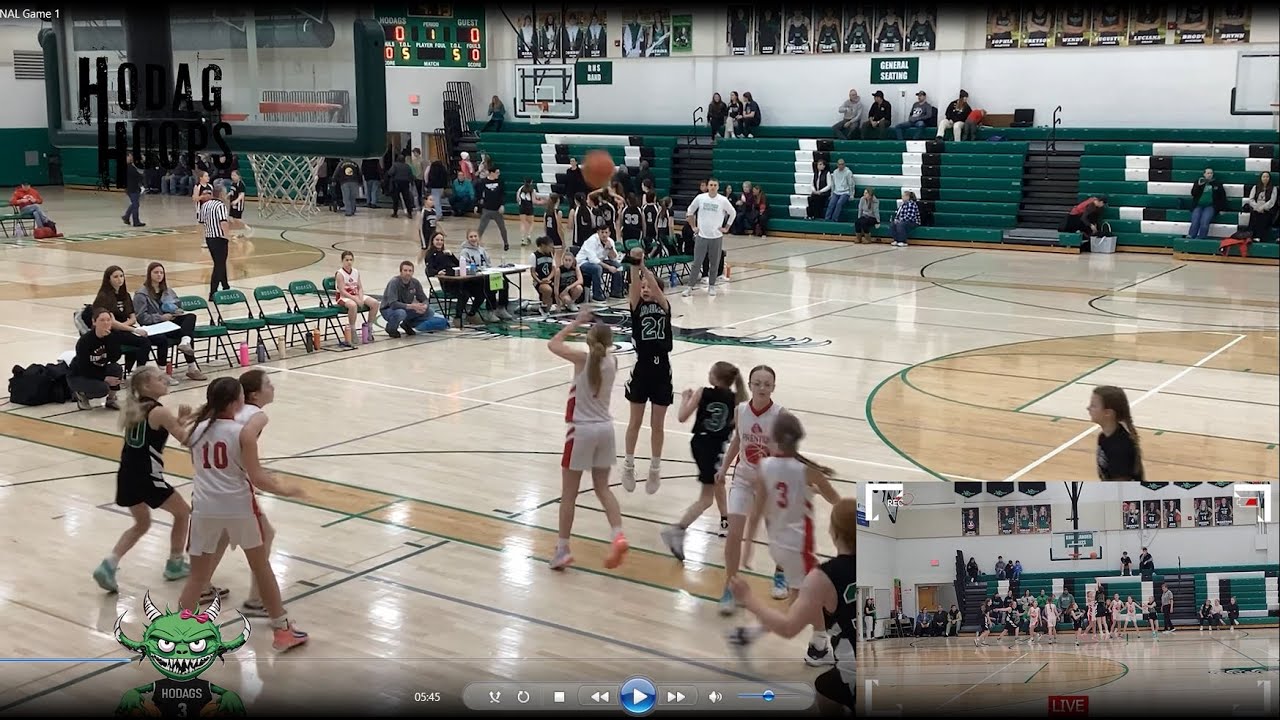 1/25/25 - Rhinelander vs Prentice - Rhinelander Tournament - Game 1 - YouTube