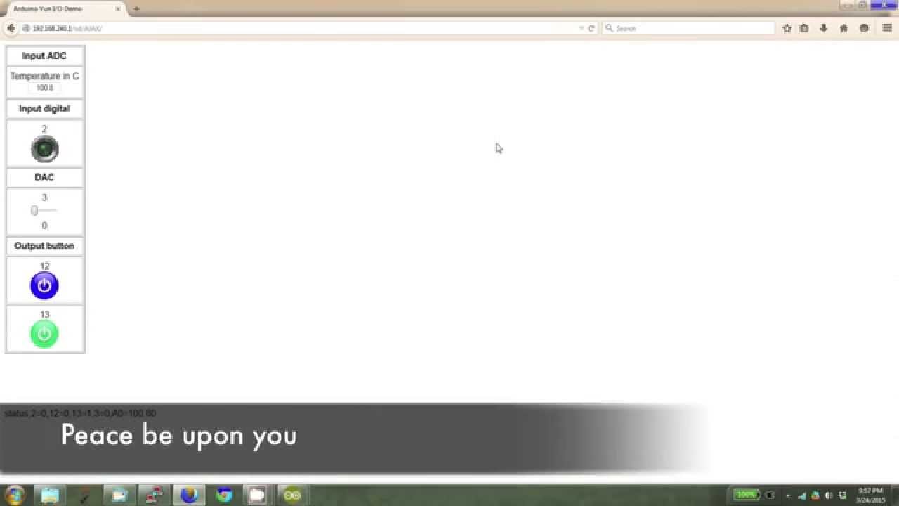 Html On Arduino Yun Powered By Bridge Library Baba Awesam Youtube 4857