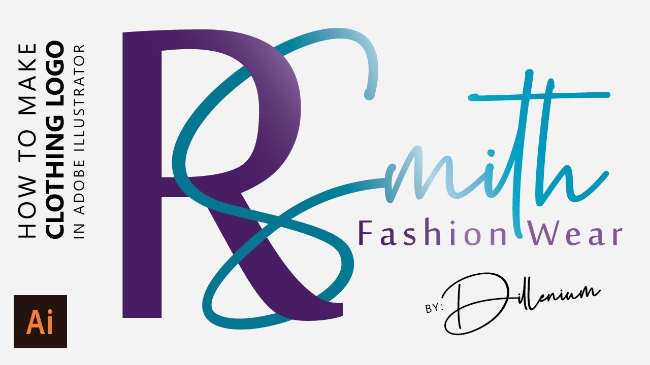 How to Make Clothing Logo Brand for Business - Signature Logo Design ...