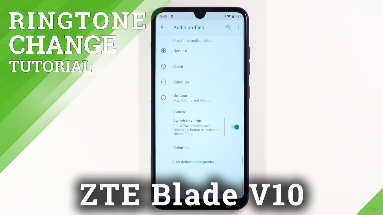 How to Change Ringtone in ZTE Blade V10 – Find Ringtone List - YouTube