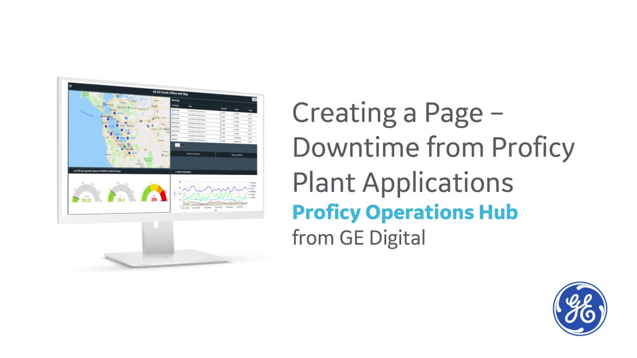 Proficy Operations Hub Creating a Page – Downtime from Proficy Plant ...
