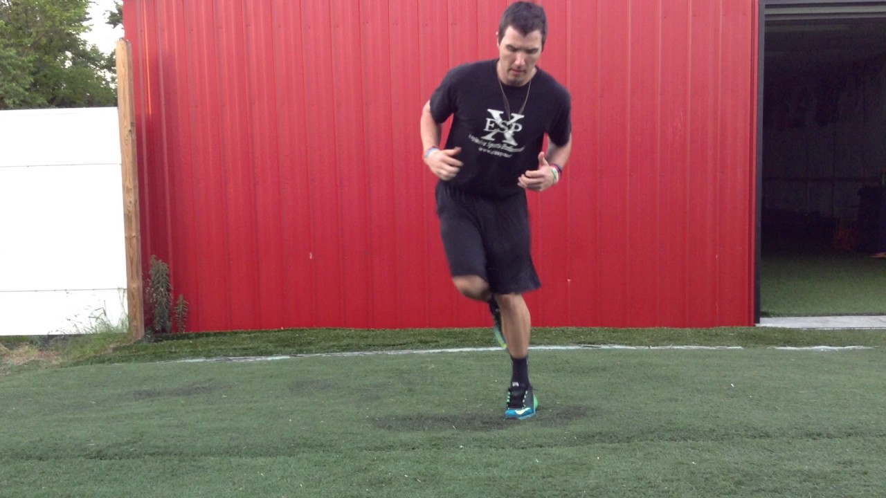 Quick Hop Single leg Side to Side - YouTube