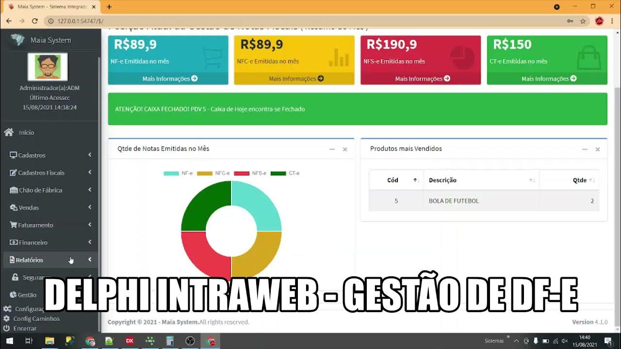 Intraweb - Delphi - Gestão de DF-e - YouTube