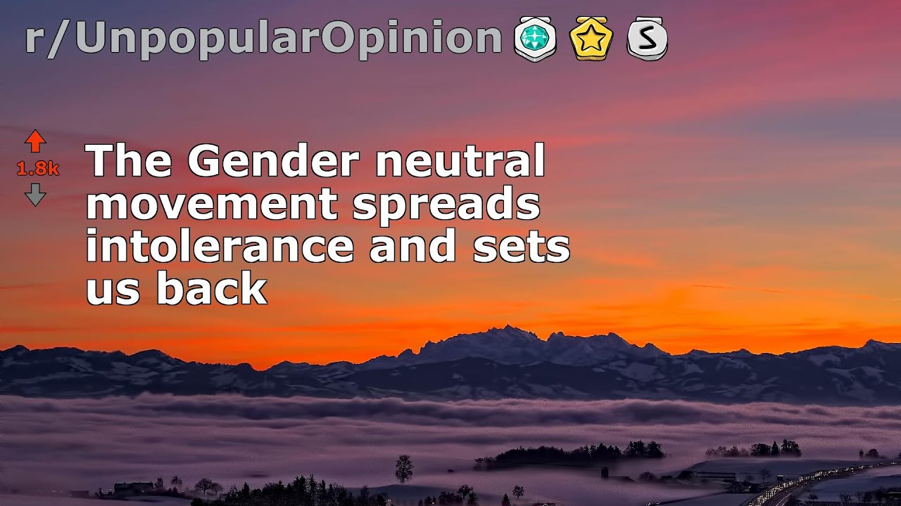The Gender neutral movement spreads intolerance and sets us back (r ...