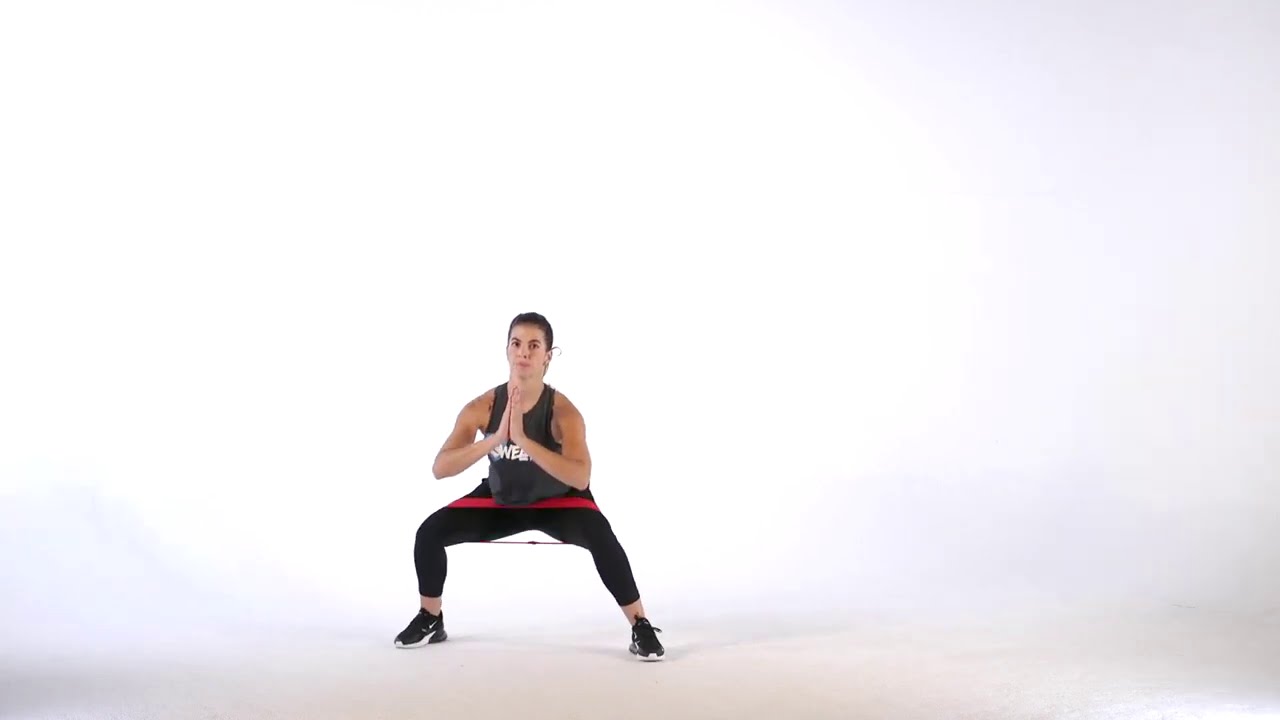 Hip Circle Side Step Squat - YouTube