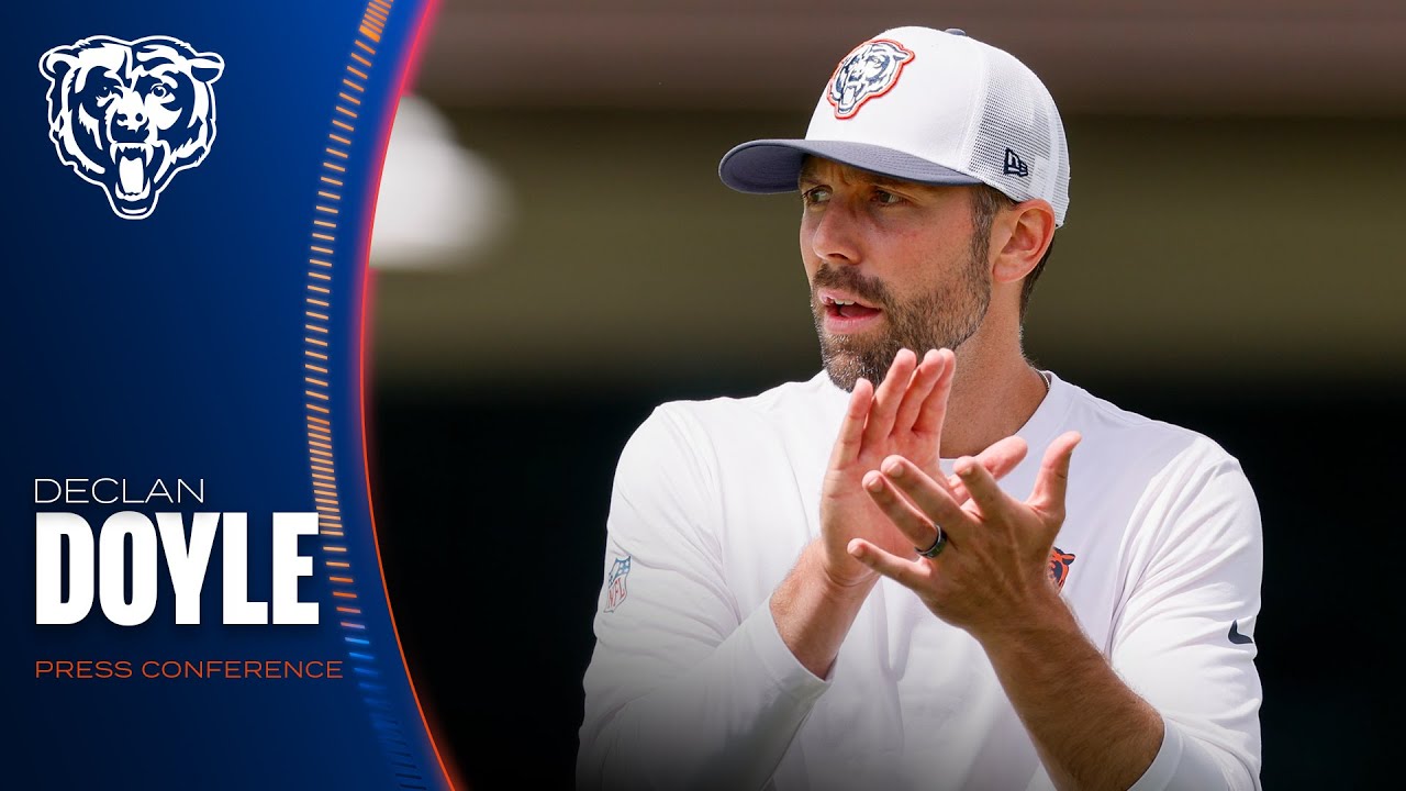 Declan Doyle on final preseason game, preparing for Week 1 | Chicago ...