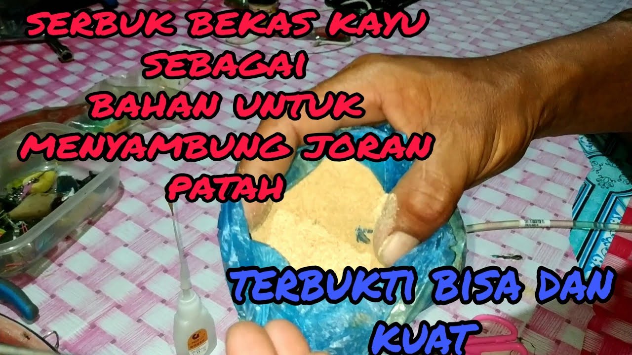 tutorial menyambung joran patah dan memasang ring - YouTube