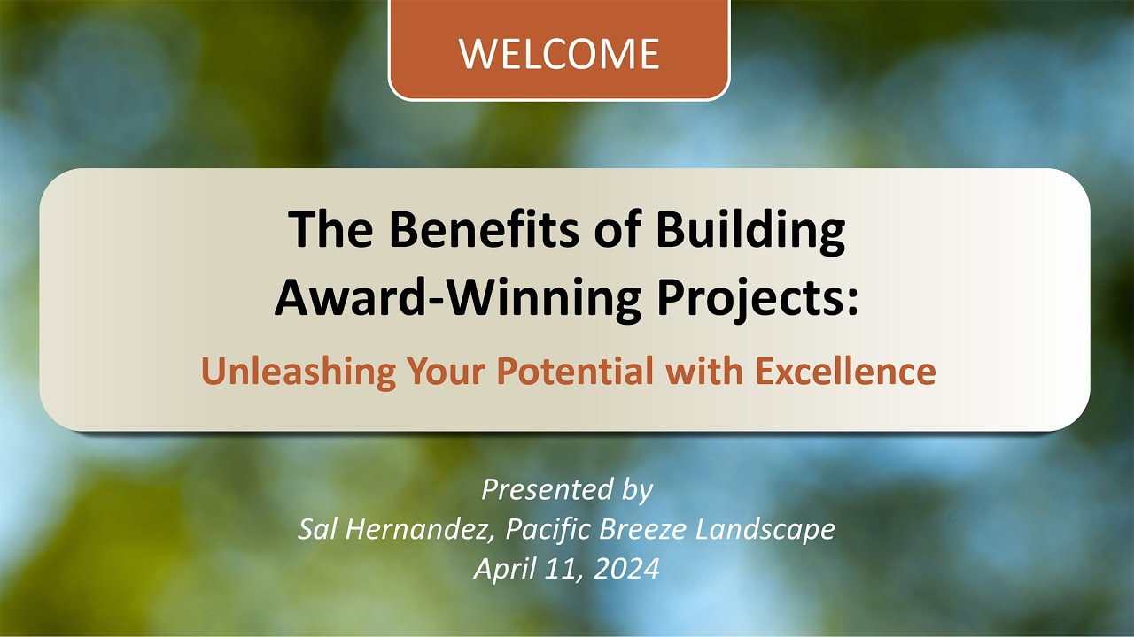 Greater Profits: The Benefits of Building Award-Winning Projects ...