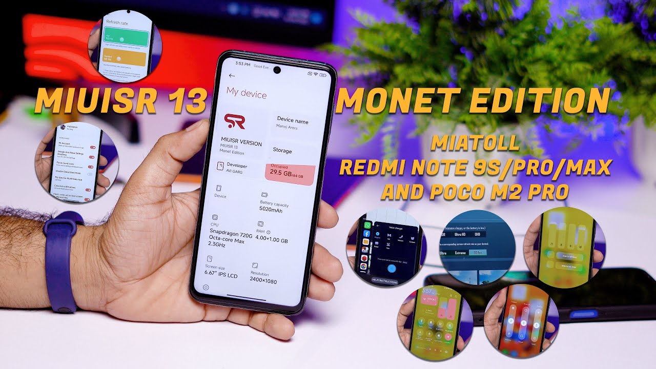 MIUI 13 Sr Monet Edition for Poco M2 Pro (Miatoll) Review, Best ...