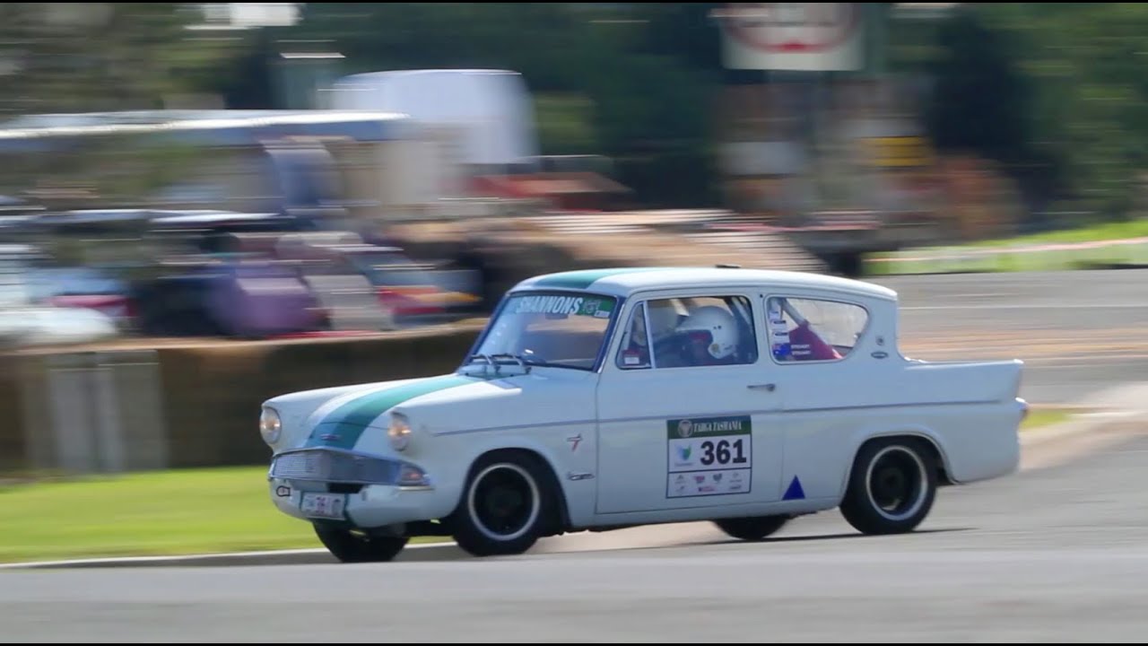 Targa Tasmania 2014 - Ford Anglia Pure Sound - YouTube