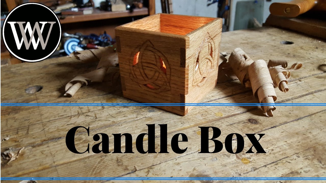 Building a Dovetail Candle Box Handmade With Oak Fretwork and Carving ...