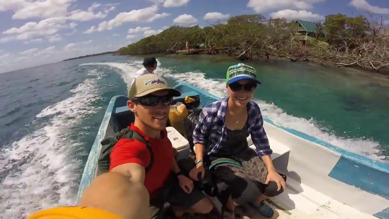 Pat and Devin Visit Hideaway Caye: Belize - YouTube