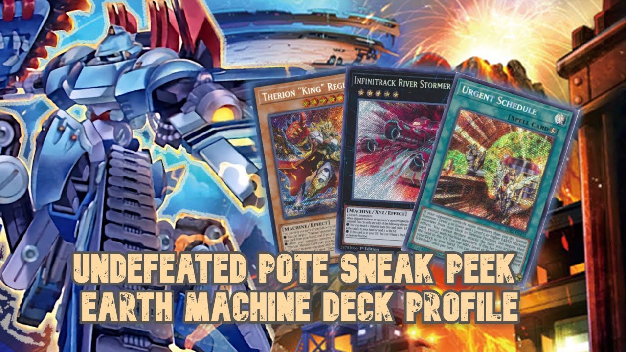 Undefeated 1st Place POTE Sneak Peek Earth Machine Deck Profile - YouTube