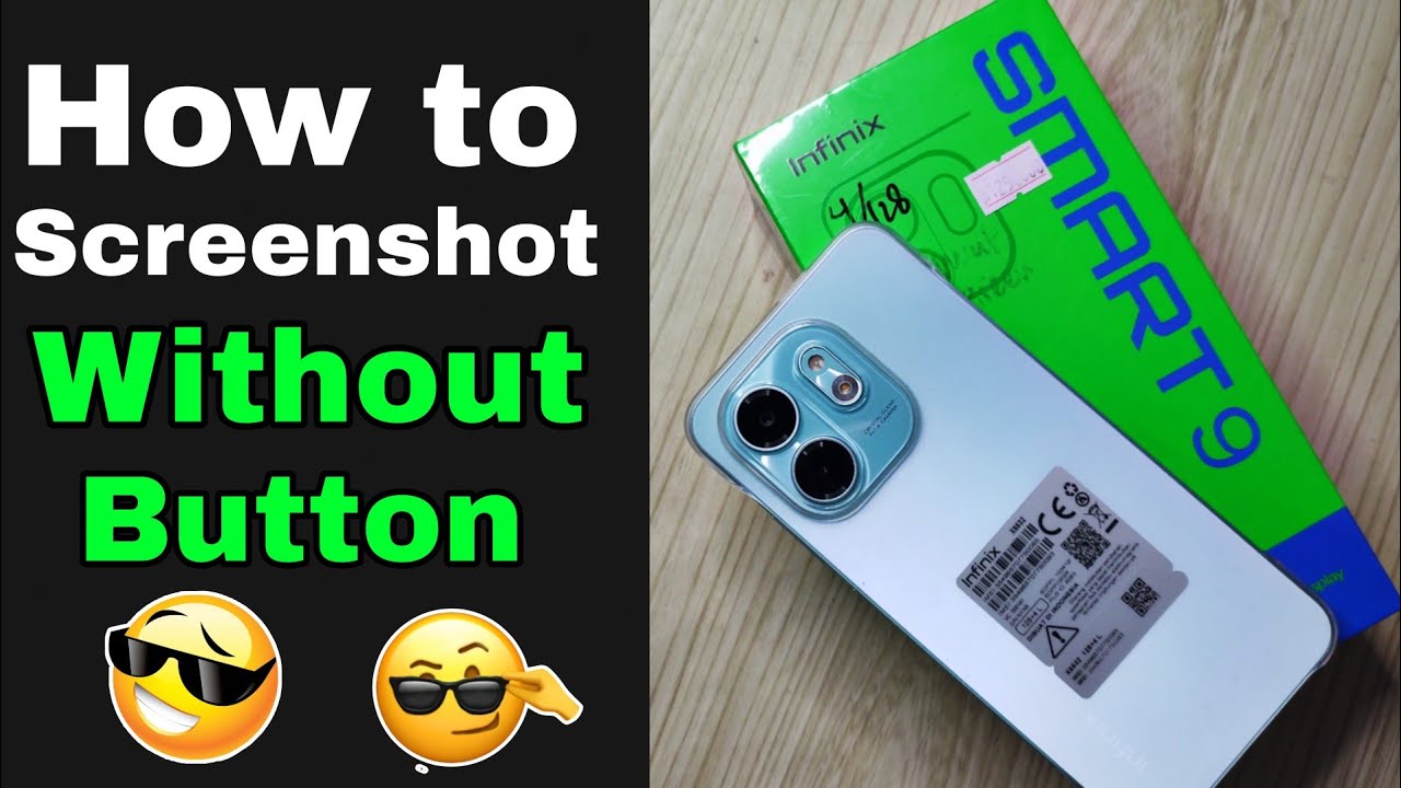 How to take screenshot without button on Infinix smart 9 - YouTube