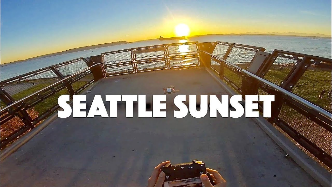 Seattle Day 3 | "SEATTLE SUNSET with dji spark" - YouTube