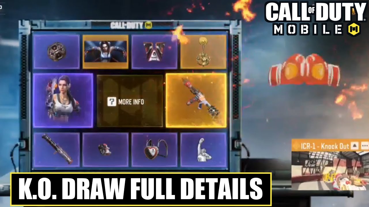 *NEW* Codm K.O. Draw Full Details | Alias Boxing Champ & Legendary ICR ...