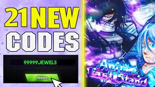 New Codes Roblox Anime Last Stand Codes 2024 Als Codes Als Thriller ...
