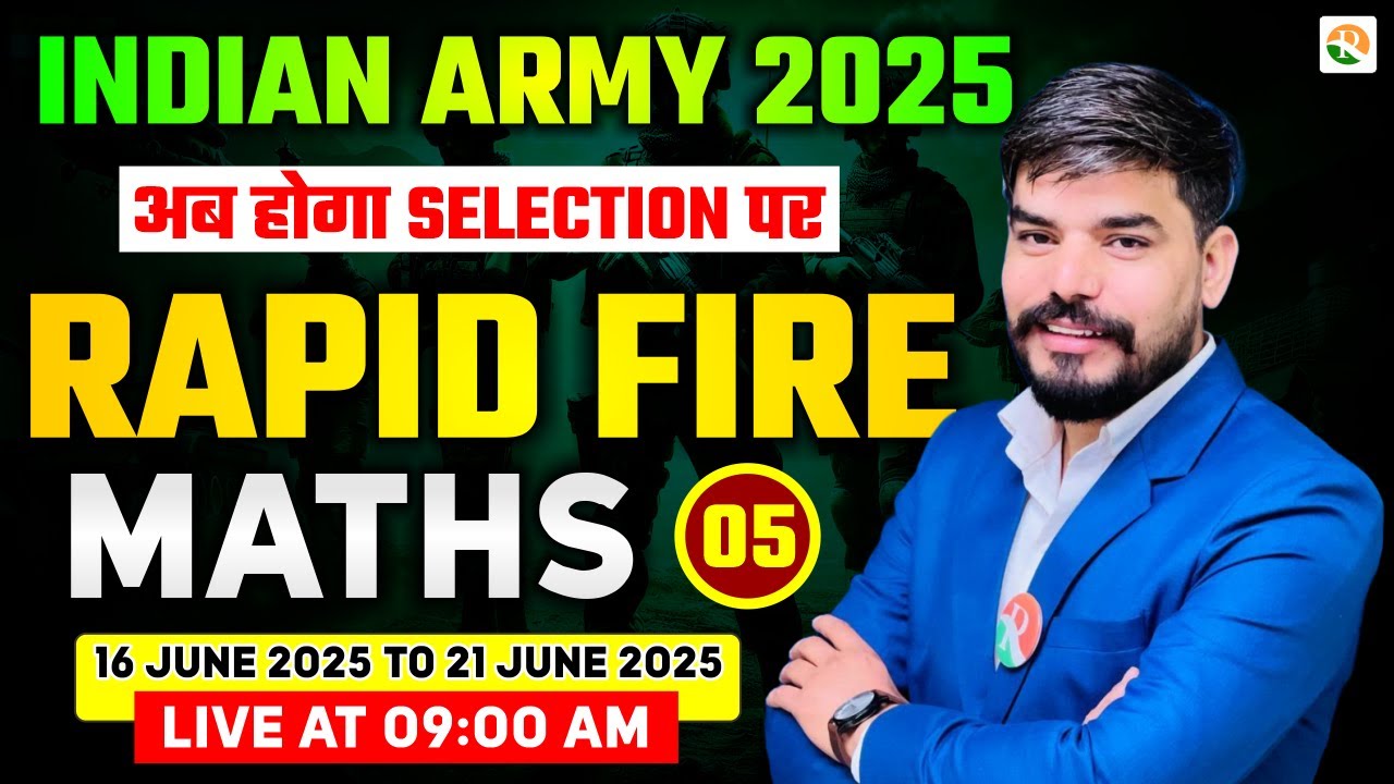 Army Maths One Shot Classes 2025 // Army Maths PYQ'S // Army Maths ...