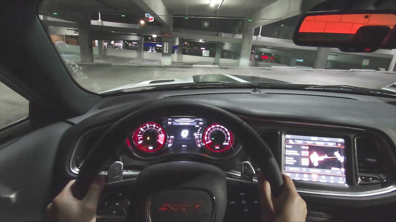 2018 Dodge Challenger Hellcat Widebody - POV Night Drive - YouTube