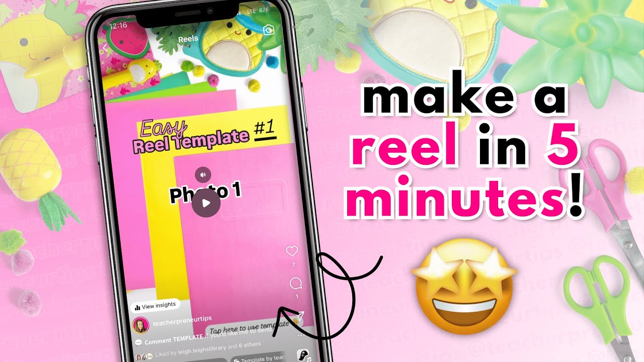 🤩 Easy Product Photo Reel Template, just 5 photos + 5 min | Another One ...