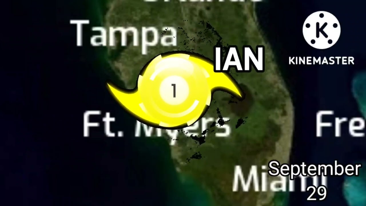 Timeline Of Hurricane Ian Through Florida - YouTube