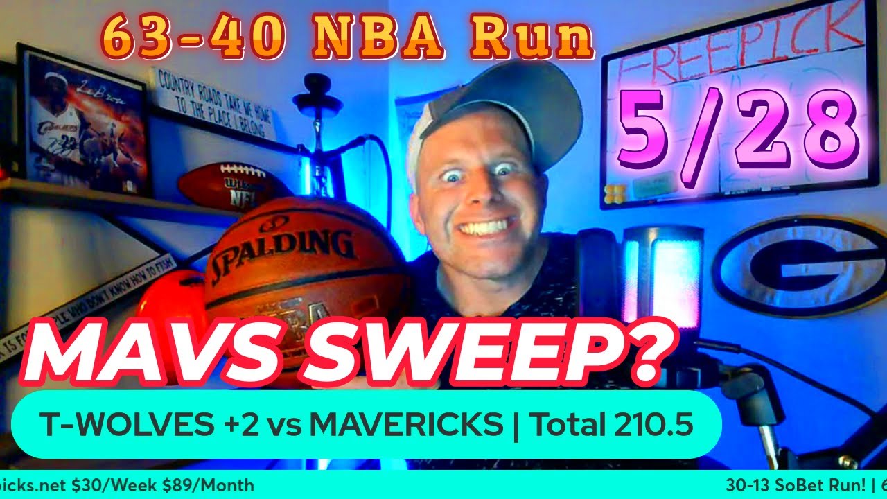 63-42 NBA Playoff RUN | MAVERICKS vs T-WOLVES Game 4 Prediction (HUGE ...