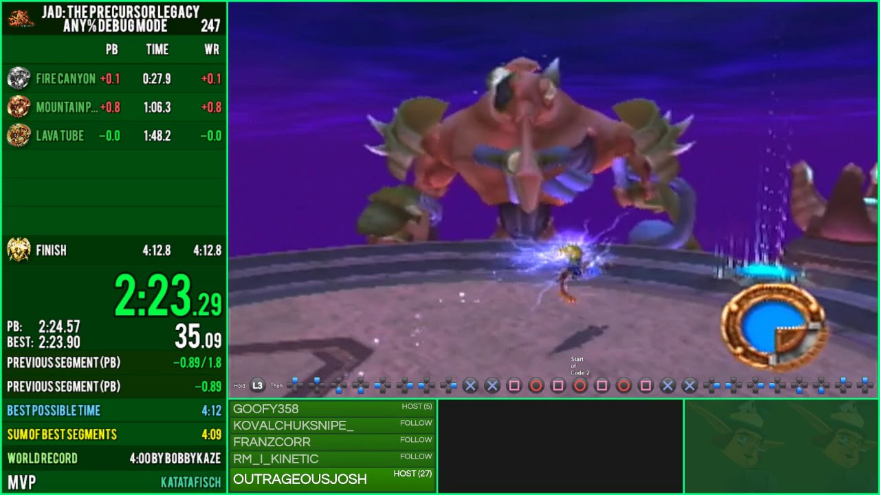 Jak and Daxter - Any% (Debug Mode) in 4:08 - YouTube