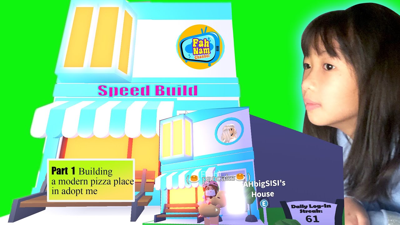 เล่นสนุกในสไตล์พี่ฟ้าน้องน้ำ Part 1:Modern pizza place speed build in ...