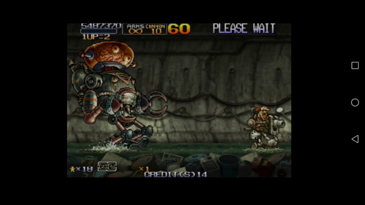 Metal Slug 6 - jefe 3 / boss 3 - Brain Robot (Level 8) - YouTube
