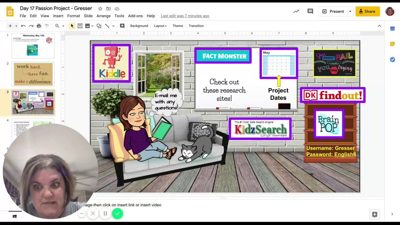 Day 17 Passion Project Gresser Google Slides - YouTube