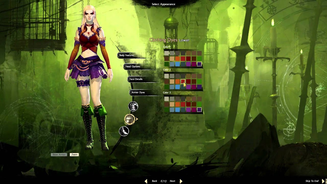 GW2 human female Necromancer - YouTube