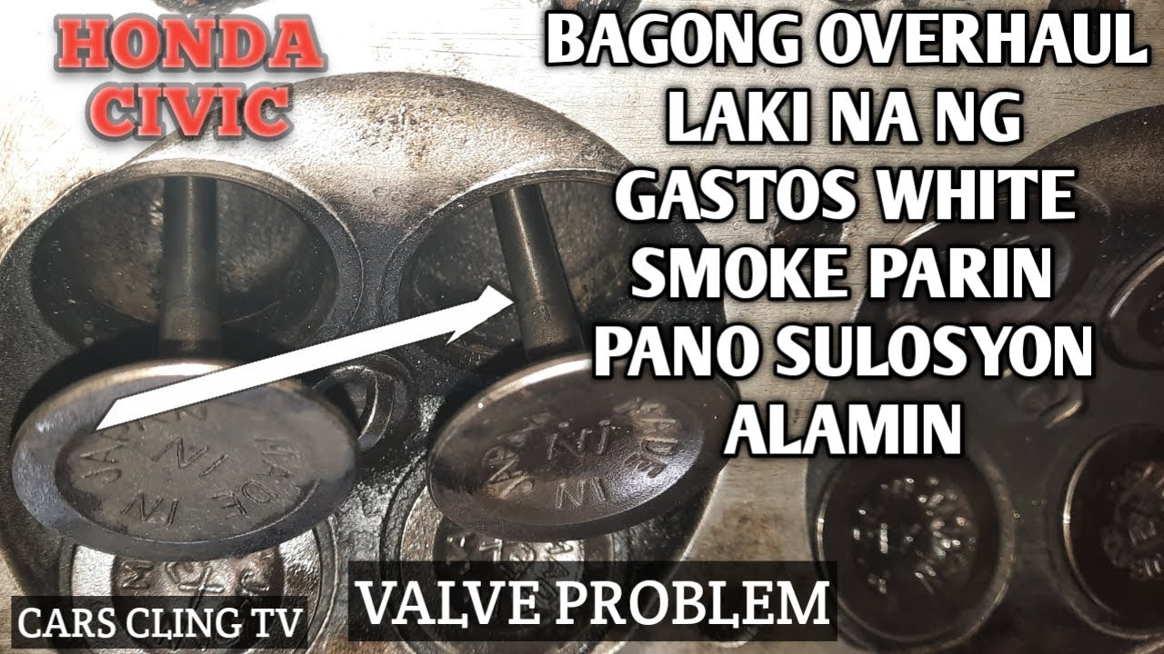 NEWLY OVERHAUL HONDA CIVIC WHITE SMOKE PARIN PALIT NA LAHAT NG PARTS SAME PARIN VALVE Guide ...