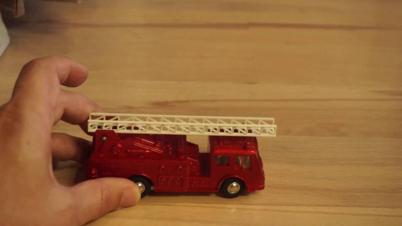 Vintage FIRE ENGINE Wind up Mechanical Toy YONE Japan - YouTube