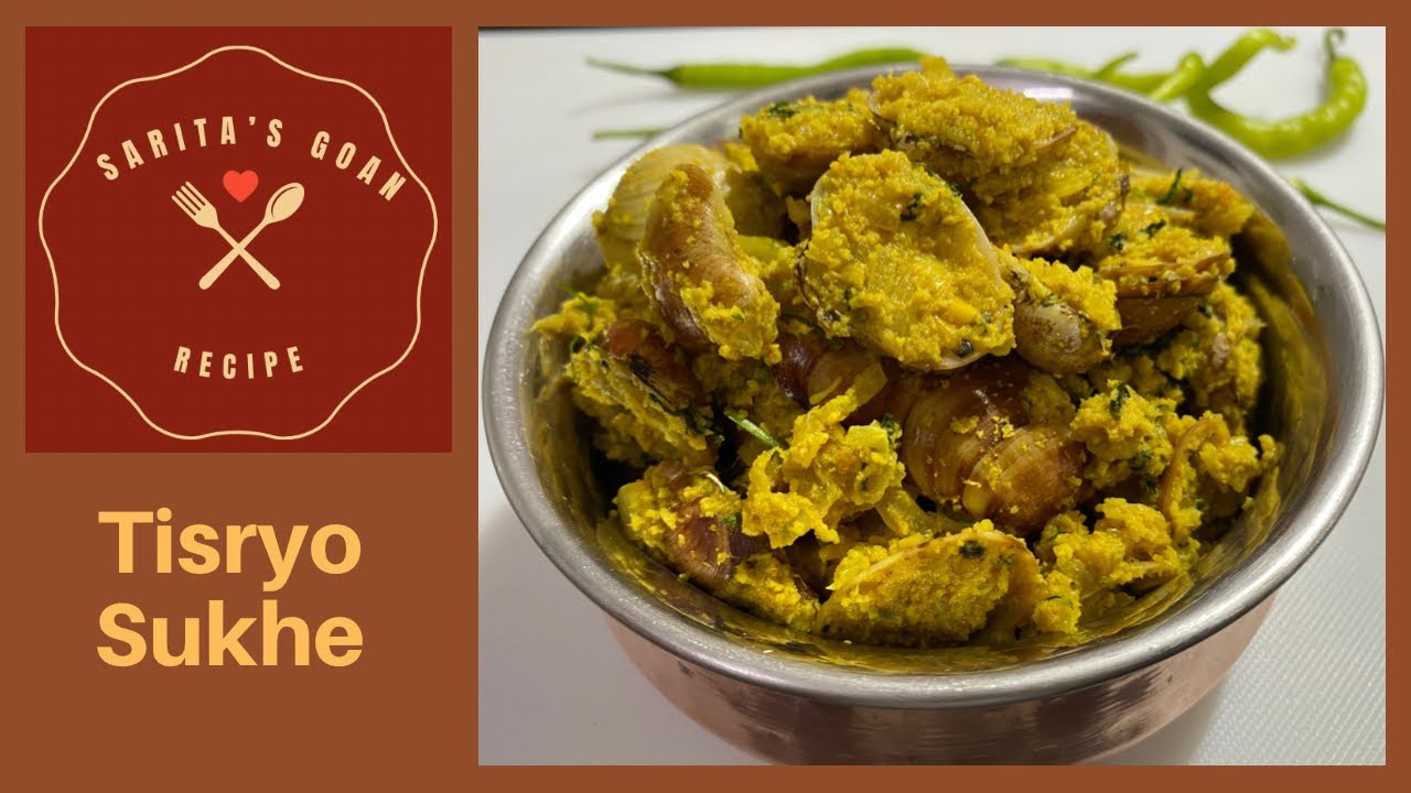 Tisryo Sukhe | Tisreo Sukhe | Clams Sukha | Clams Dry | Sarita’s Goan ...