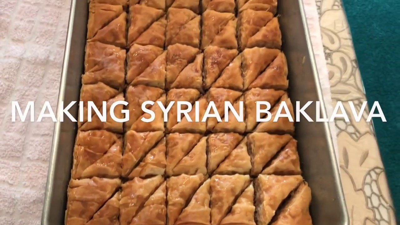 How To Make Syrian Baklava - YouTube